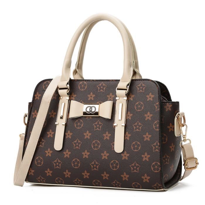Sac à Main Femmes Carré Rétro OL Upscale Beige Beige - Cdiscount ...