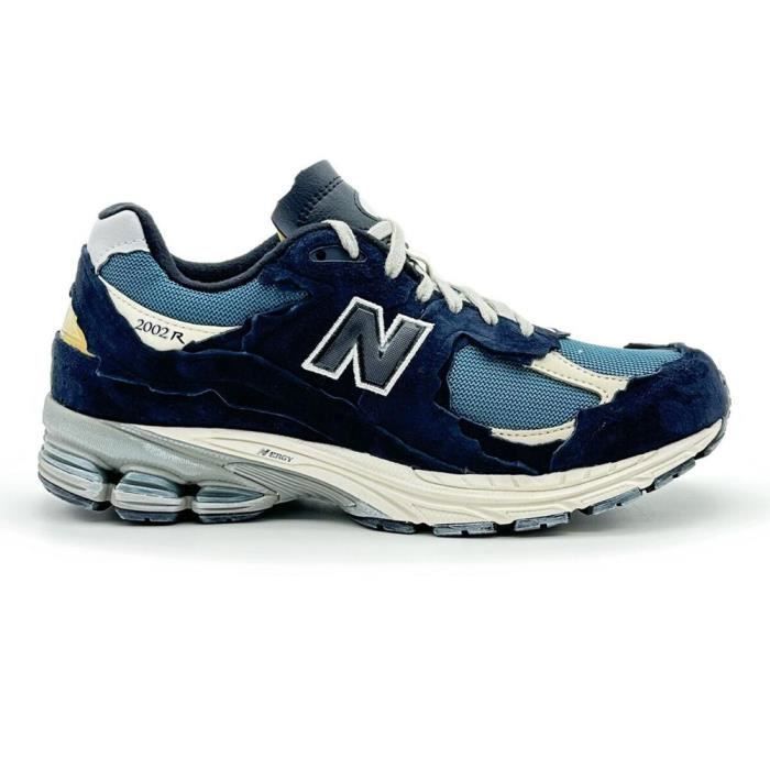 Baskets NEW BALANCE 2000R Homme - Navy blue / white - Maille crème ...