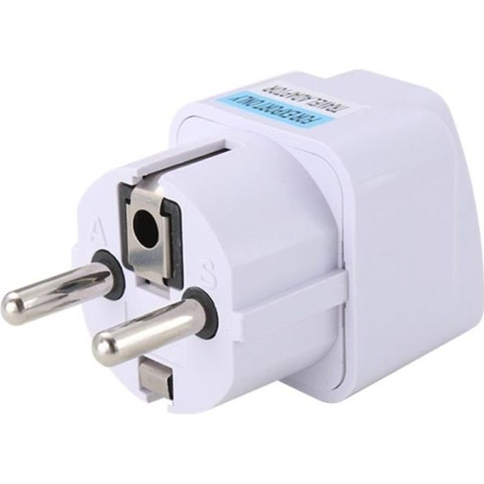 1 pc adaptateur de prise européenne Type E / F convertisseur de voyage ...