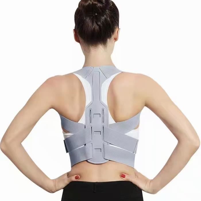 Qqmora orthèse de haut du dos Correcteur de Posture réglable dissimulé ...