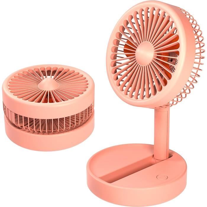 Mini Ventilateur Rechargeable Silencieux Base Table Portable ...