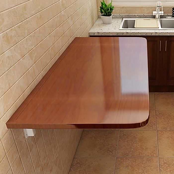 Table Murale Rabattable En Bois, Table Murale Rabattable Pliable En ...