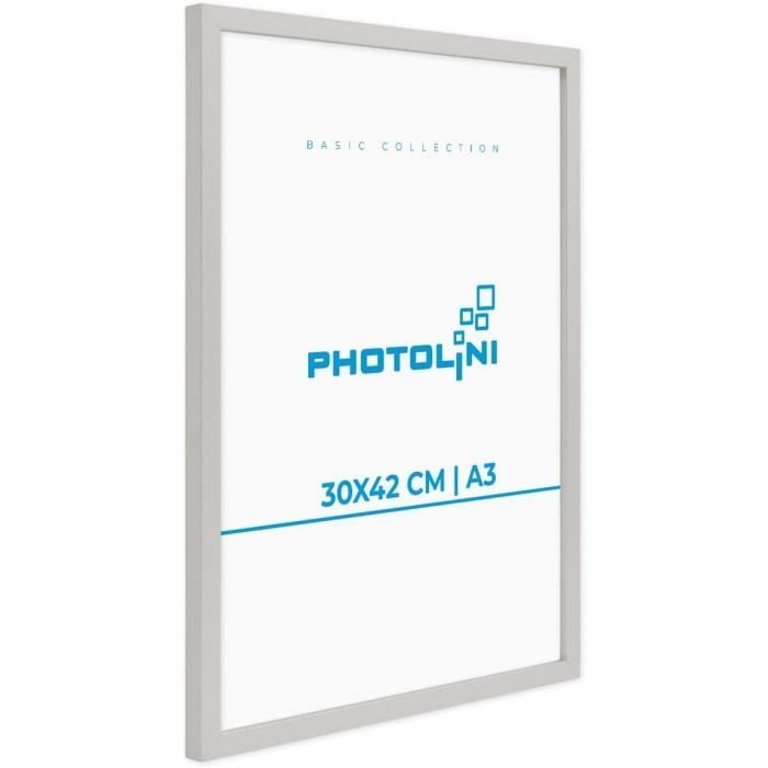 Cadre A3 30 X 42 Bois Mdf Argenté, Cadres Photo Pour Posters Et ...