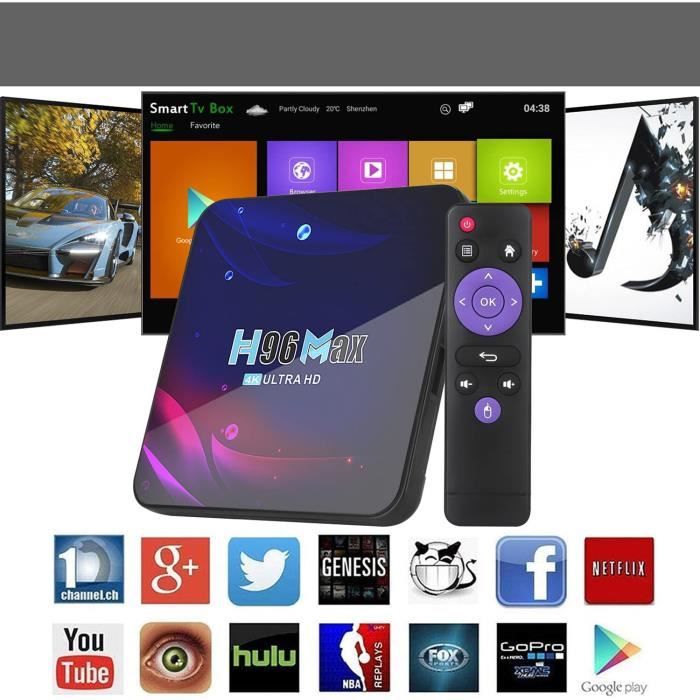 YESCUSTOM Android 11.0 TV Box 4G+32G RK3318 Quad-Core 64bit Cortex-A53 ...