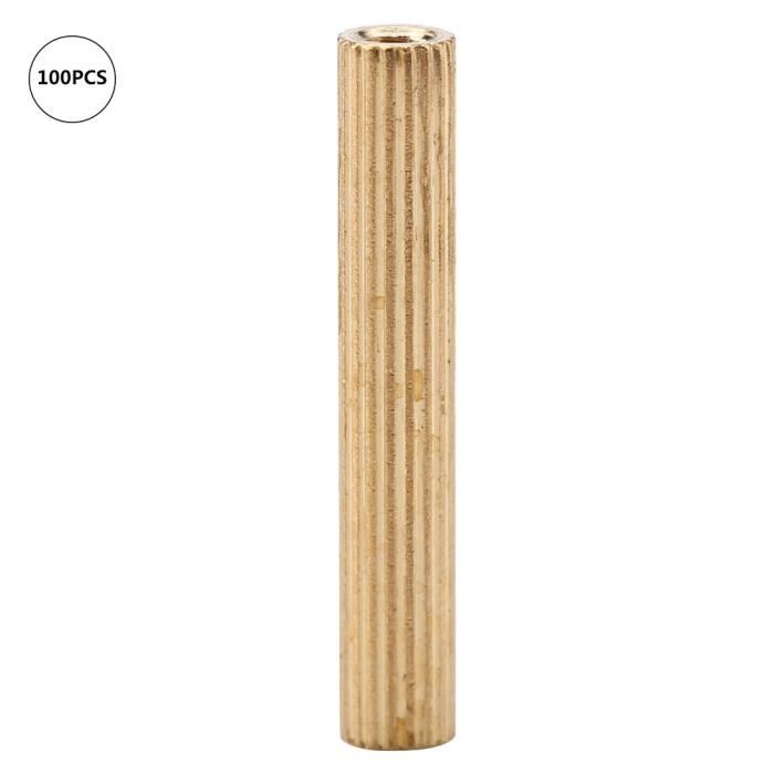 Entretoise en laiton Entretoise PCB 100 pièces M2 en laiton femelle ...