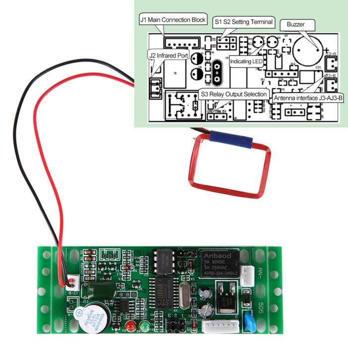 Module RFID - ZERODIS - HB042 - Contrôleur d'accès - Distance de ...