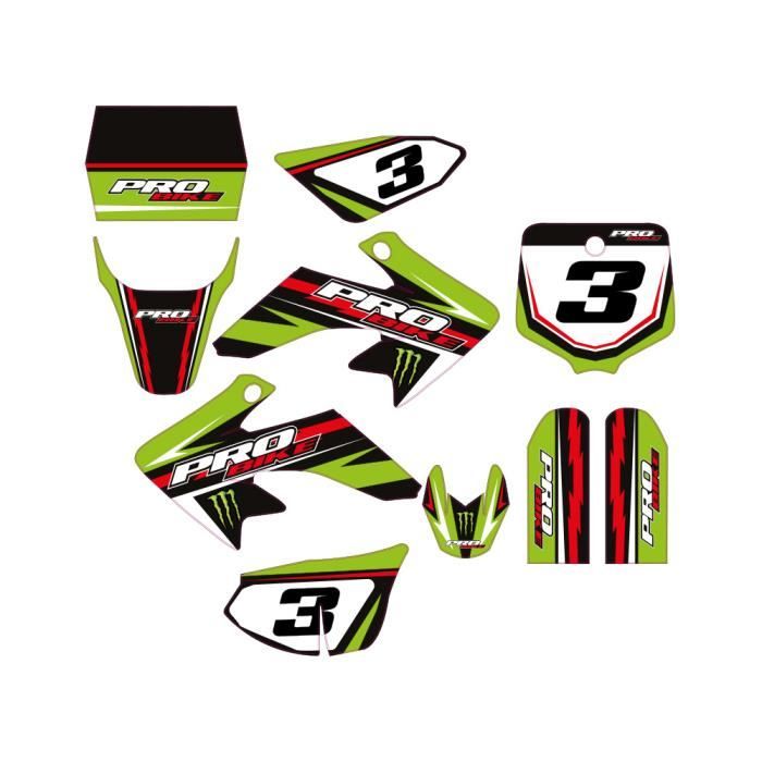 Kit déco PROBIKE - Type CRF50 - Vert - Cdiscount Auto