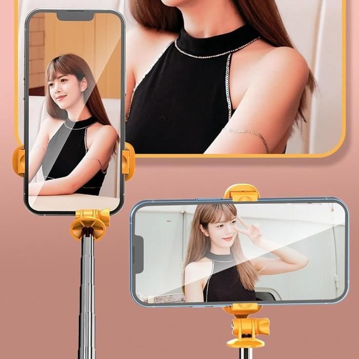 Trépied Perche À Selfie Avec Télécommande, Support De Trépied De Téléphone Portable Extensible ...