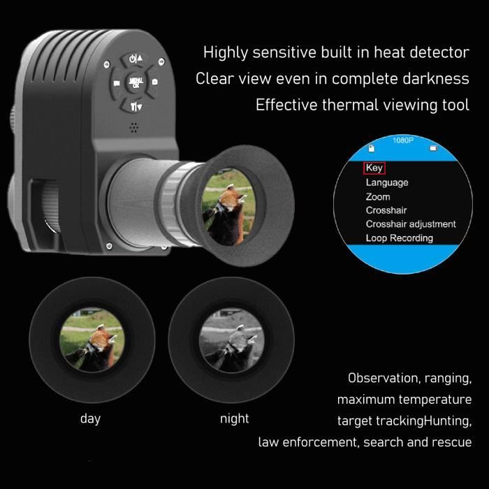 DEX Monoculaire de visualisation nocturne Vision nocturne monoculaire ...