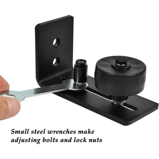 Guide de Plancher 8 en 1 TIMESETL Guide de Porte Coulissante Réglable ...