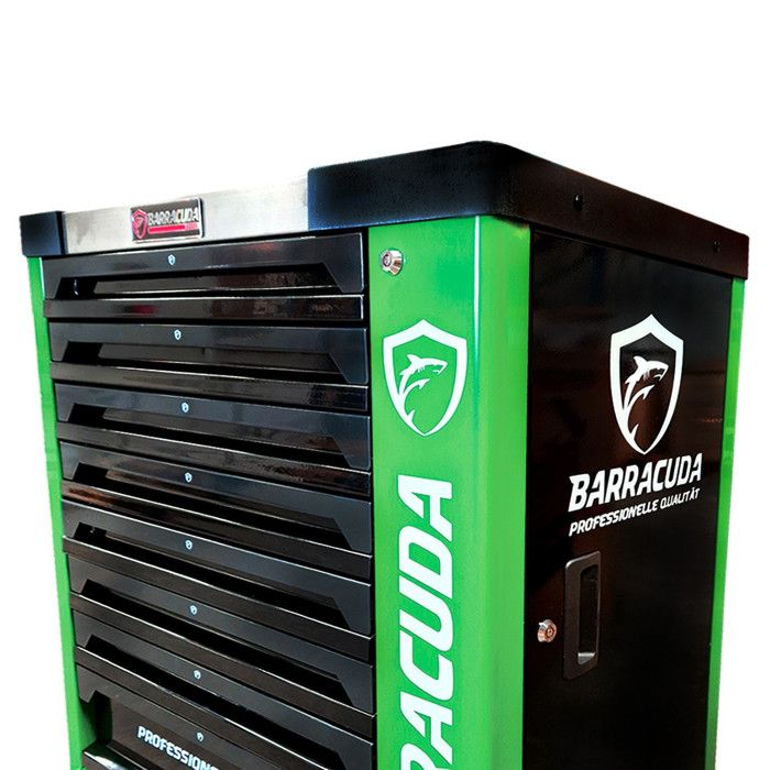 Servante d'atelier complète Barracuda Tools VERTE PRO++ 8 tiroirs 8 ...