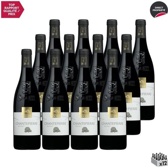 Côtes du Rhône Villages Séguret Chantepierre Rouge 2019 - Lot de ...