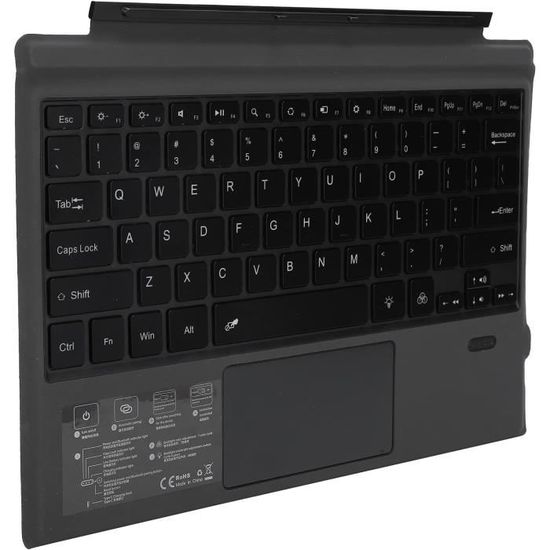 Clavier, Rétroéclairage Led 7 Couleurs Clavier Sans Fil Détachable Pour ...