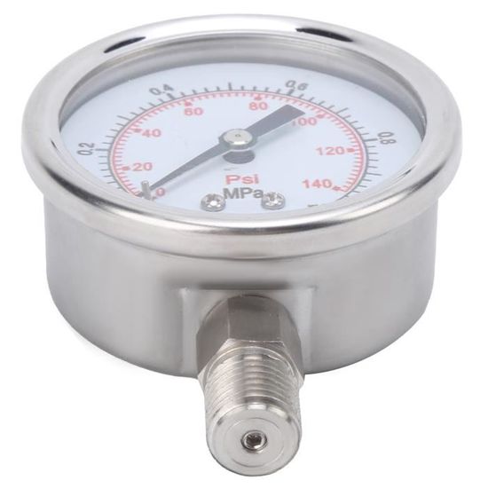 Cikonielf compteur de pression 0-1.0MPa Mesure précise 0-1.0MPa M14x1.5 Y-60BF de mètre ...