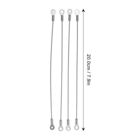 LON® Fil de suspension pour photo avec boucle Fil de suspension léger 4 ...