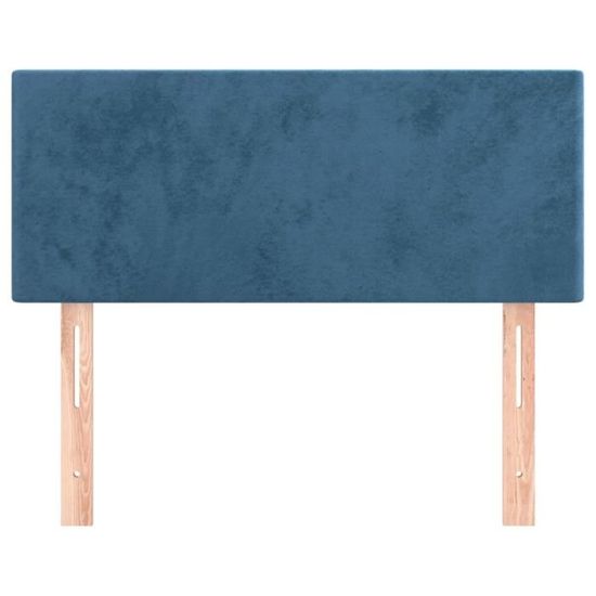Tête de lit Bleu foncé 90x5x78/88 cm Velours LY1683 - Cdiscount Maison