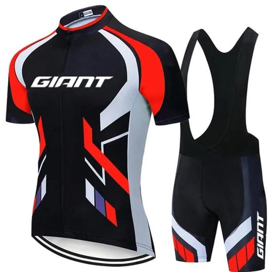 GIANT-Ensemble de maillot de cyclisme pour homme, vêtements de vélo VTT, vêtements de vélo d'été ...