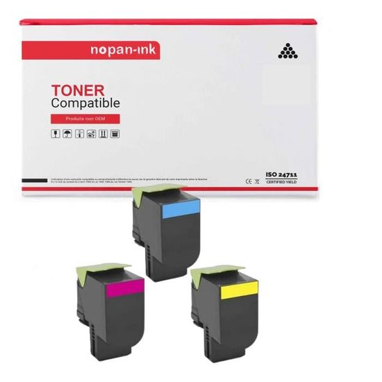 Toner MC2425 C232HC0 C232HM0 C232HY0 MC 2425 pour LEXMARK couleur ...