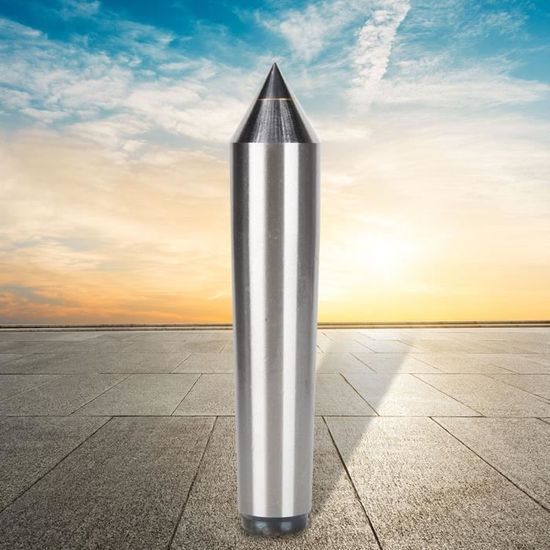 LEX MT4-F115 Point mort de tour en acier trempé Morse à 60 degrés ...