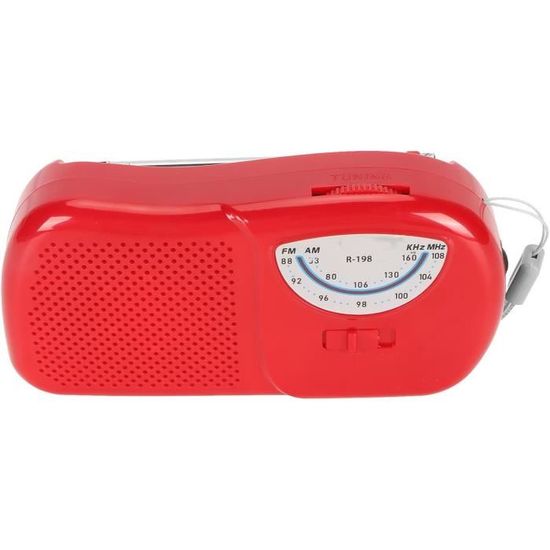 Radio AM FM Haute sensibilité avec Haut-Parleur intégré, Son Clair ...
