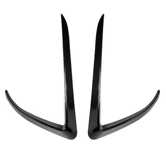Car Front Bumper Spoiler Covers for Tesla Model X 2015-2021 Carbon ...