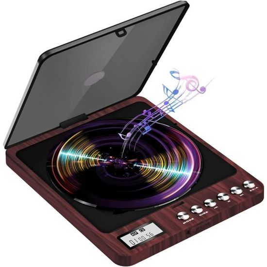 Lecteur Cd Portable Avec Haut Parleurs Et Batterie Lithium Intégré