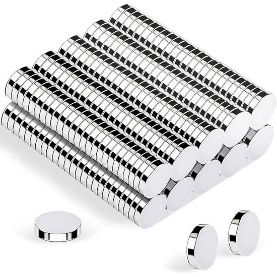 250Pcs Petit Aimant Neodyme, 5Mm X 1Mm Aimant Frigo Aimant Rond, Mini ...