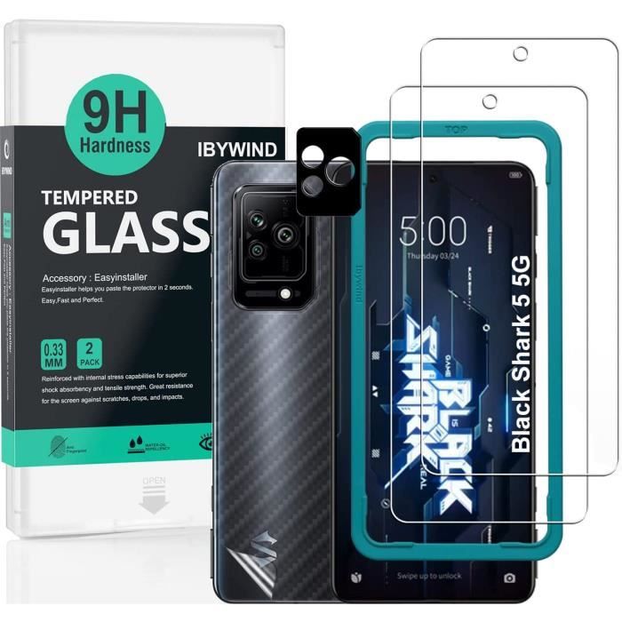 Verre Trempé de Protection pour Black Shark 5 5G 6,67"[Paquet de 2 ...
