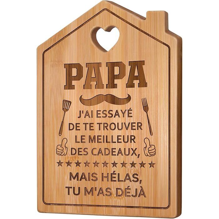 Cadeau Fete des Peres, Cadeau Anniversaire Papa - Planche à Découper ...