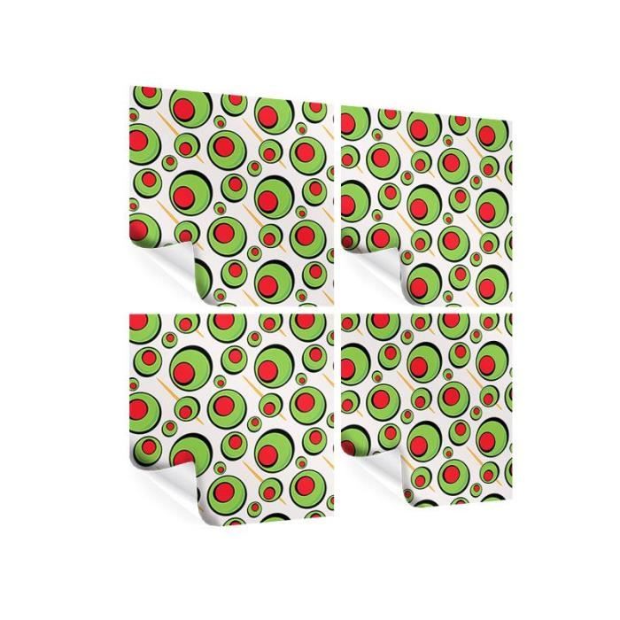 Poster en 4 parties Poster style rétro 60 x 60 cm - Cdiscount