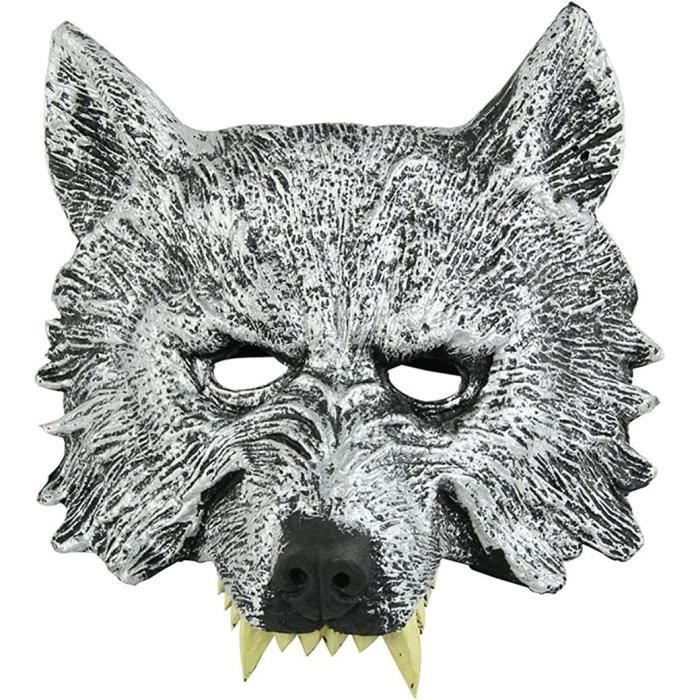 Masquerade Mask Wolf Mask 3D Werewolf Mask Halloween Haunted House ...