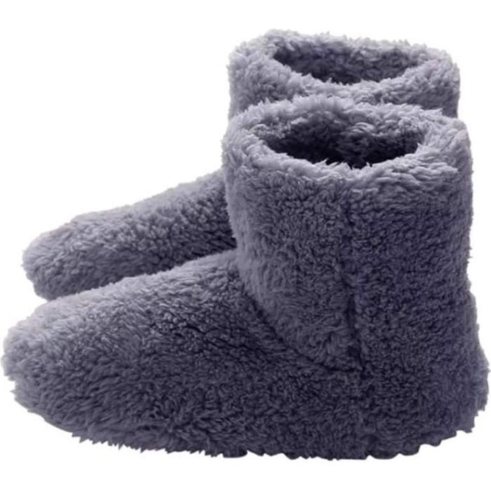 Volking Chauffe-Pieds électrique, Chaussures chauffantes USB en Peluche ...