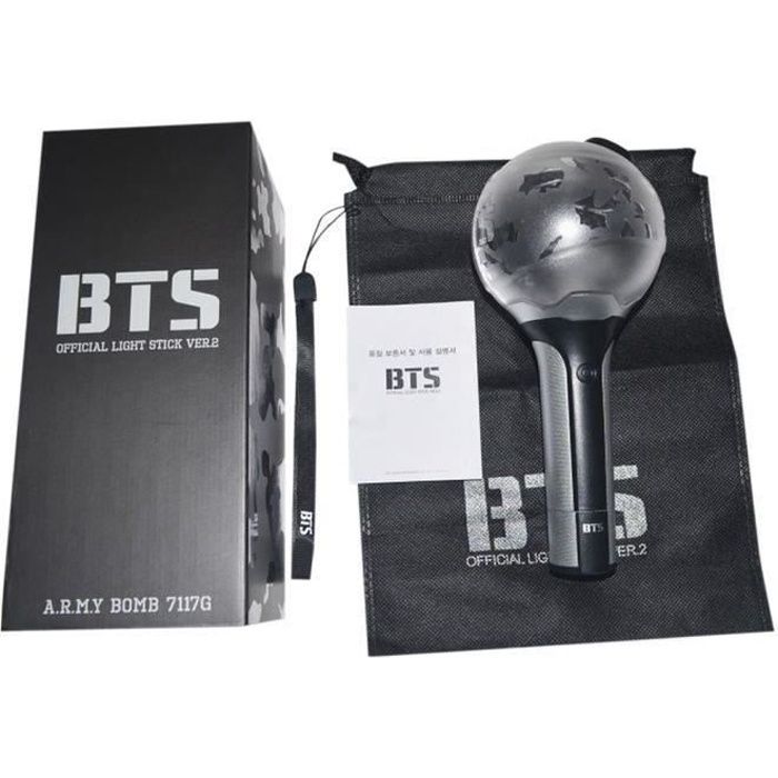 Kpop BTS Bangtan Boys Bâton lumineux ARMY BOMB Concert Glow Bâton ...