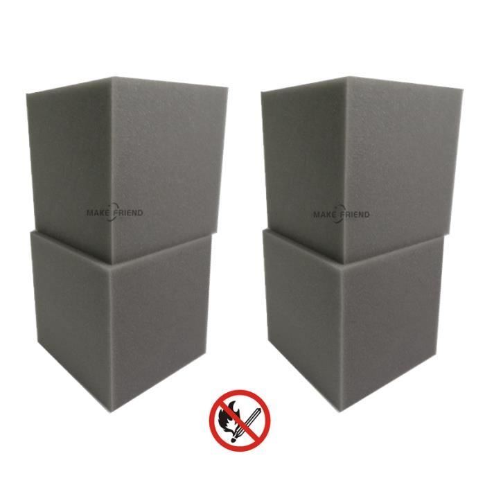 10pcs - GRIS - 10 Pièces De Mousse Acoustique De Studio 15x15x15cm ...