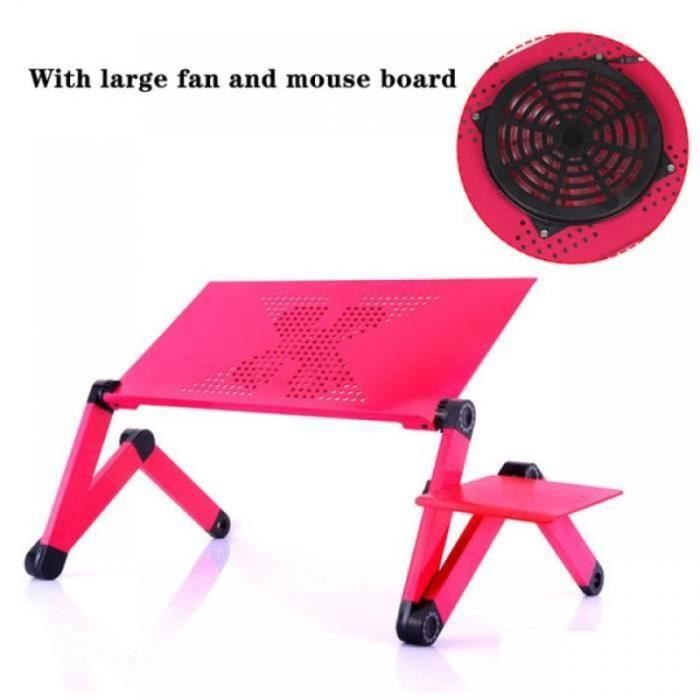 Support réglable d ordinateur portable pour le bureau portable de lit ...
