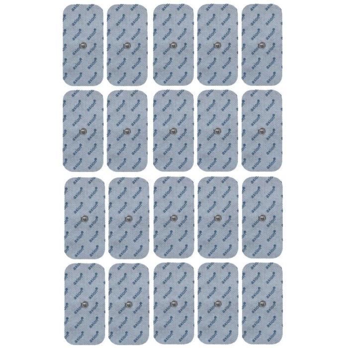 AXION - 20 électrodes 10x5 cm - compatibles Sanitas SEM 40-41-42-43-44 ...