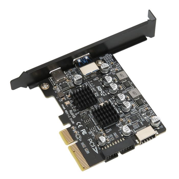 Dioche carte USB PCIE Carte PCIE Ordinateur PCIE 3.0 à USB3.0 Taux de ...