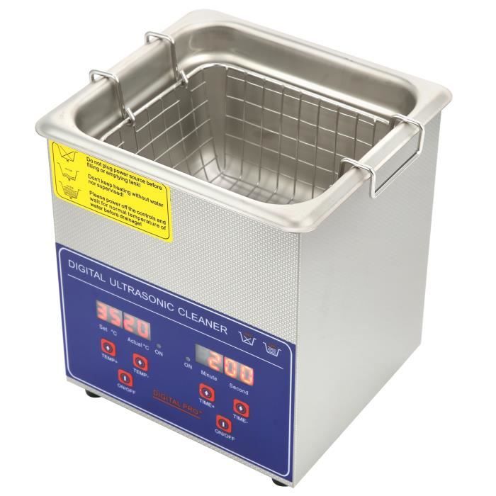 Nettoyeur à Ultrasons Professionnel FDIT - PS-08A - 1,3L - 60W/100W - Blanc - Cdiscount ...