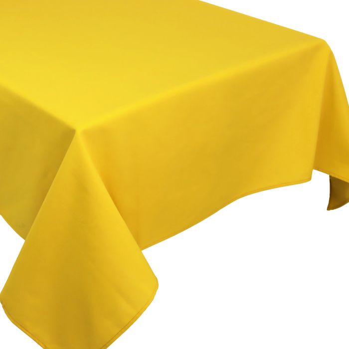 Nappe rectangle 160x200 cm DIABOLO jaune Curcuma traitement teflon ...