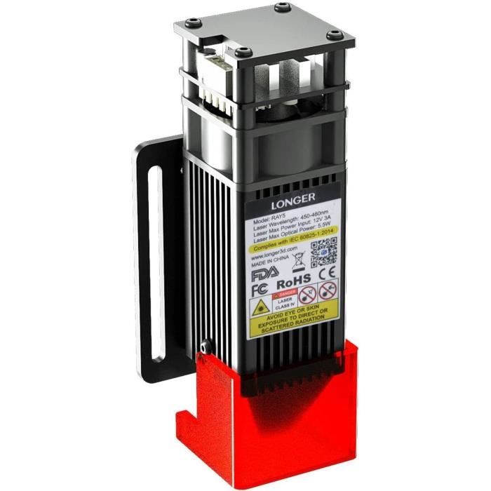 Tête Laser 5 W Pour Machine À Graver Laser Ray5, Puissance Laser 5 W ...