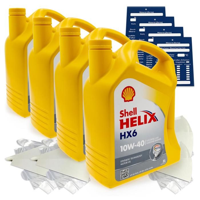 20 Litre Original Shell Helix HX6 10W40 Shell - Cdiscount Auto