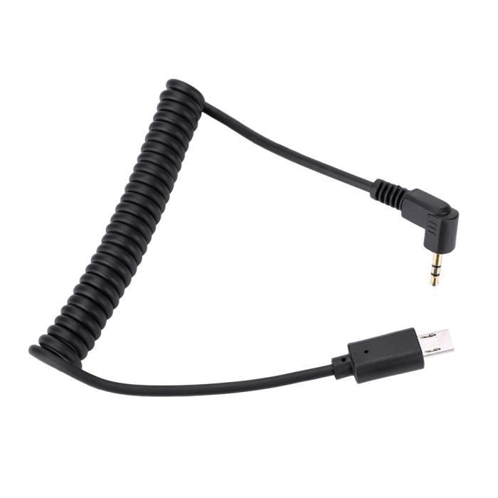 SURENHAP câble RM-VPR1 Câble de déclencheur RM-VPR1 3,5 mm/2,5 mm pour ...