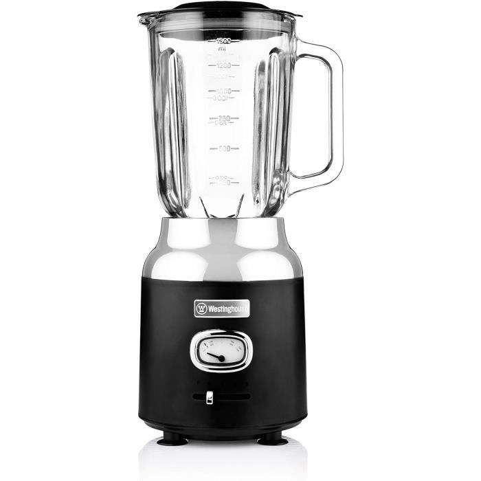 . Mixeur De Table Rétro Wkbe221Bk De Couleur Noire, 600 W De Puissance ...