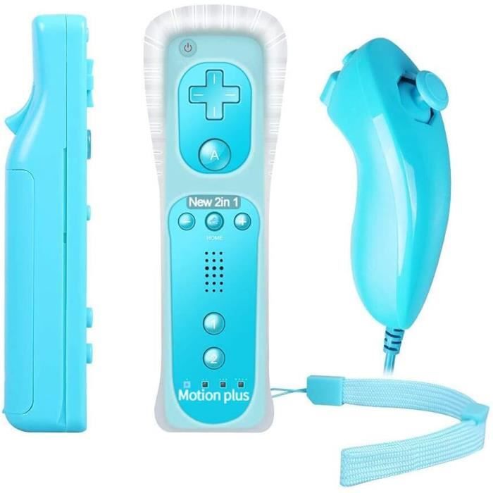 Manette Pour Switch Wii, Télécommande Manette Nunchuck Built In Motion ...