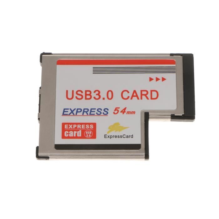 ACCESSOIRES SERVEUR 1 x 54 mm Express Card Expresscard à 2 ports USB 3. ...