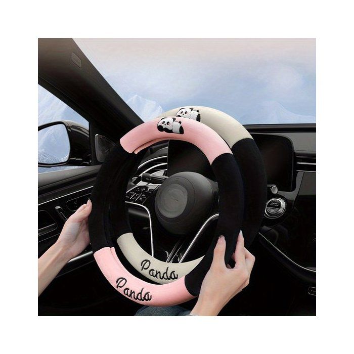 Housse de volant d'hiver adaptée à la voiture(Housse de volant courte ...