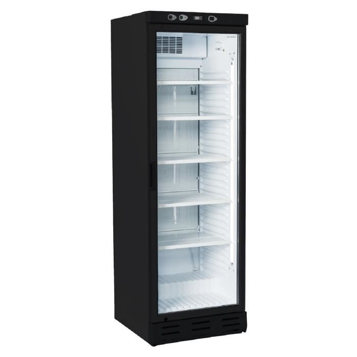 Frigo vitrine à boissons noir 380 litres - Achat / Vente mini-bar ...
