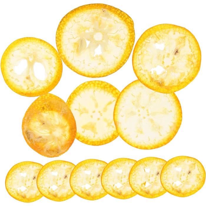 36 Pièces Tranches De Fruits Matière Végétale Pressée De Vraies ...