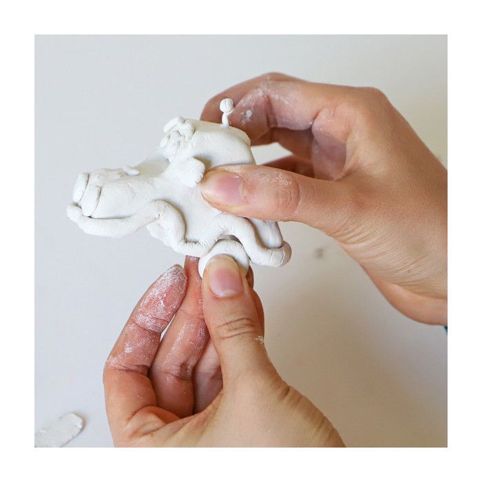 Pâte à modeler PRIMO - Junior White - Durcit à l'air - 500g - Cdiscount ...