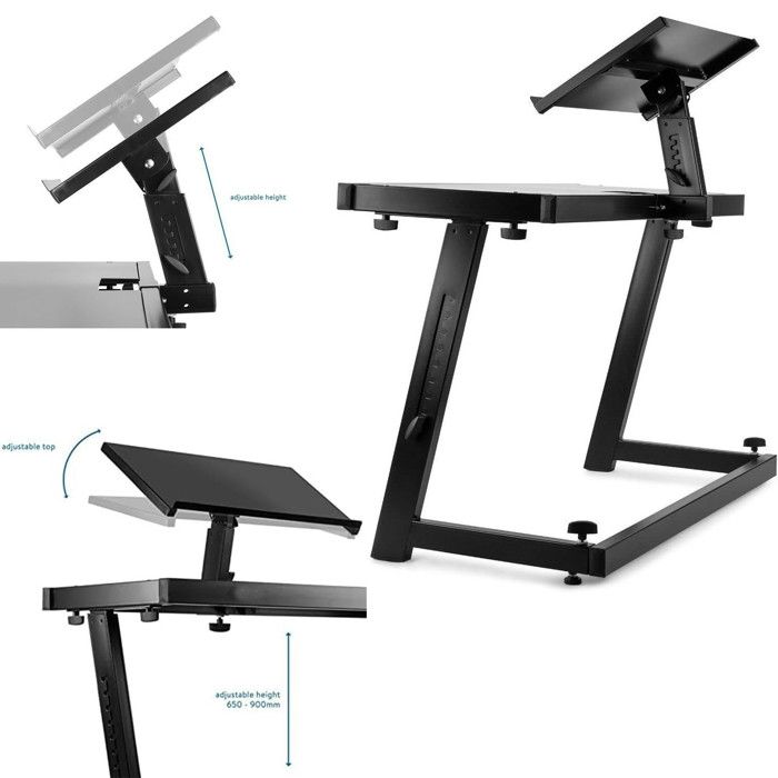 Support DJ - IBIZA - DS20 - Réglable en hauteur 680–920 mm - Acier ...